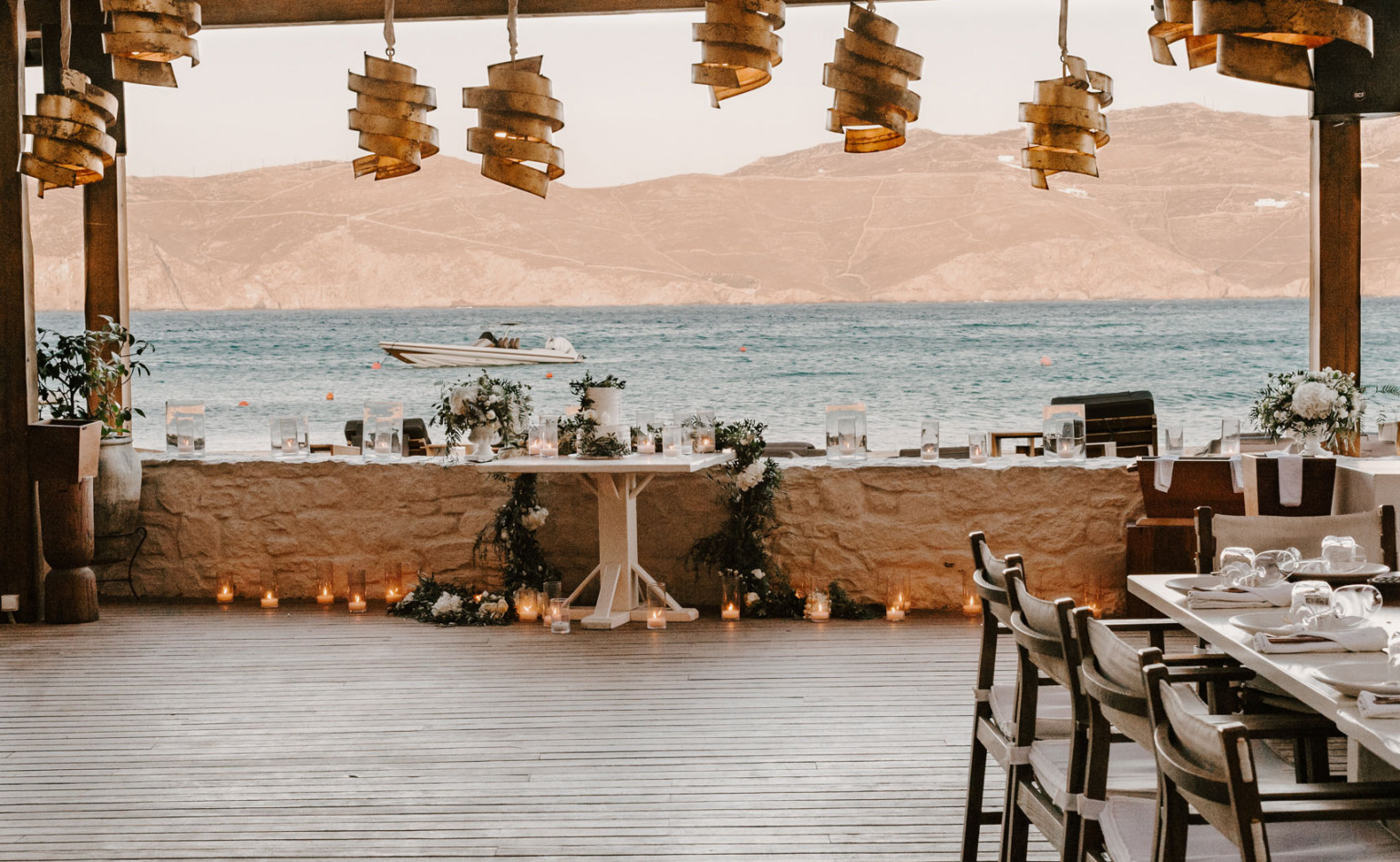 Luxurious destination weddings in Mykonos